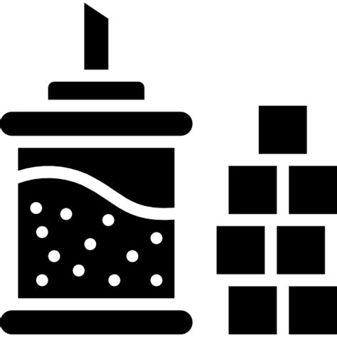 Icono de Cubos de azúcar Basic Miscellany Fill