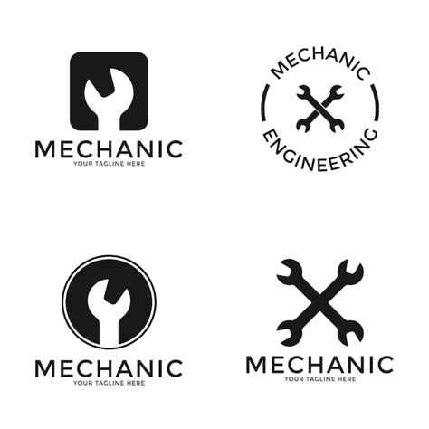 Premium Vector Set Of Spanner Logo Vector Symbol Illustration Design