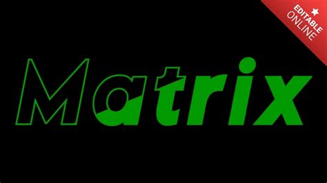 Matrix Green Slice Text Effect Generator