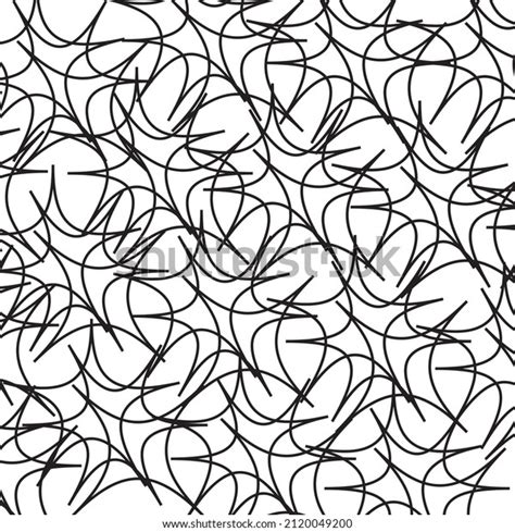 Black White Curve Line Texture Illustration Stock Illustration