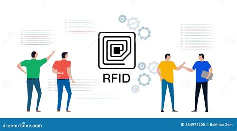 Rfid Tag Symbol Concept Of Packaging Symbols Cartoon Vector 284736433