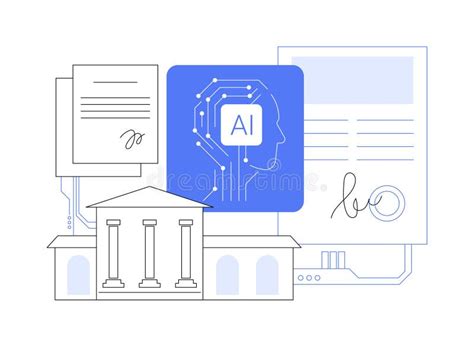 Ai Streamlined Citizen Services Abstract Concept Vector Illustration