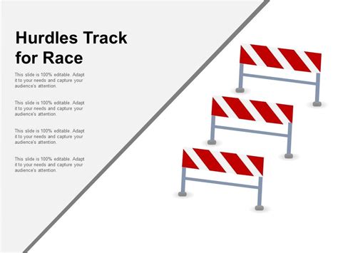 Hurdles Track For Race Ppt Powerpoint Presentation Show