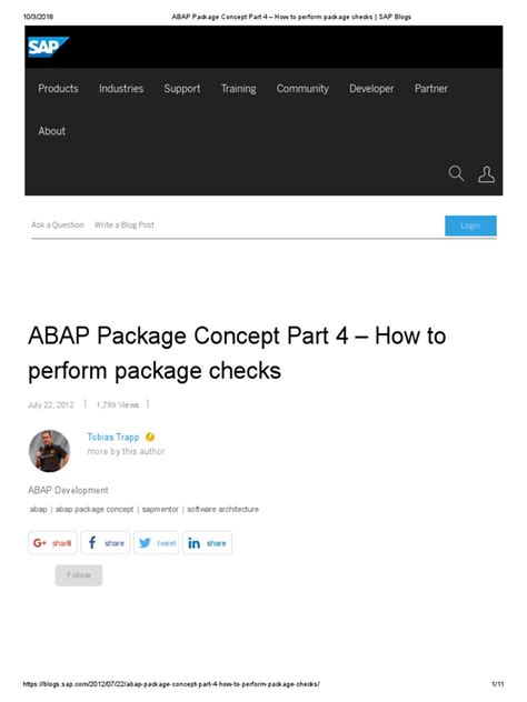 abap package concept part 4 how to perform package checks sap blogs