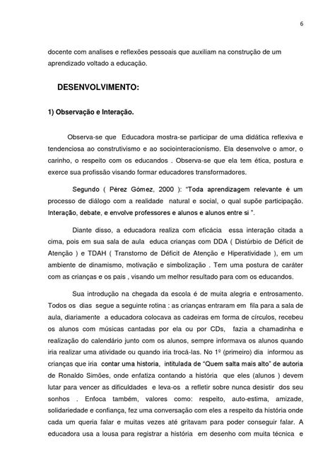Relatório De Estágio Educação Infantil 2013 Thalita Alexandre De Almeida