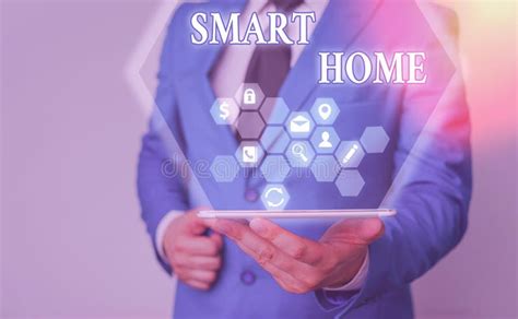 Handwriting Text Writing Smart Home Concept Meaning Automation System
