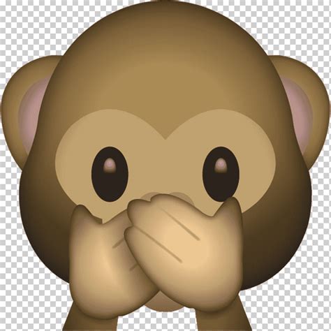 Emoji Tres Monos Sabios La Pegatina Del Malvado Mono Sonrojándose
