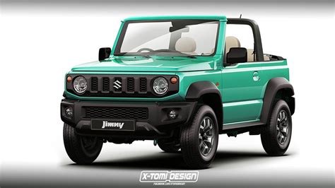 See How New Suzuki Jimny Looks As Pickup Four Door