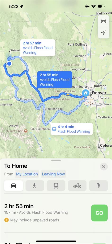 Ios 15 Dev Beta 3 Maps Now Factors Weather Warnings Into Routes R