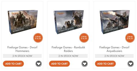Wargame News And Terrain Firestorm Games New Fireforge Fantasy Dwarfs