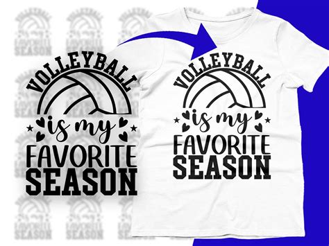 Volleyball Is My Favorite Season Svg Png Graphic By Craftdesigns