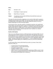 Final Analytical Report Assignment Memo Course Hero