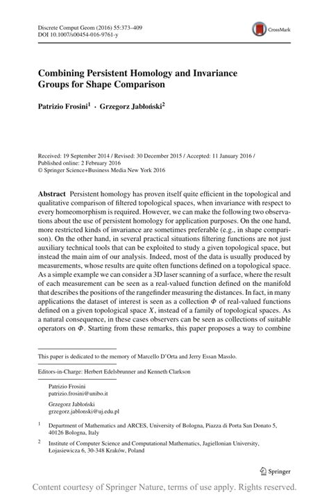 Combining Persistent Homology And Invariance Groups For Shape