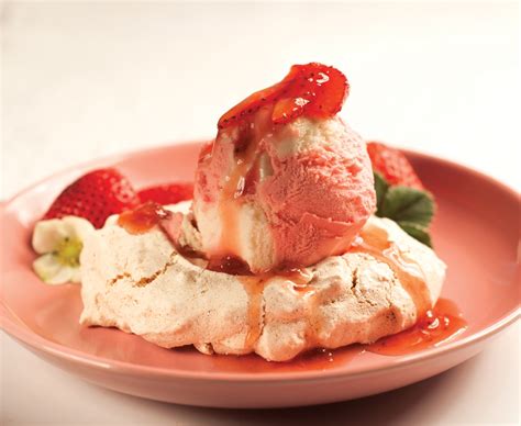 Spar Ice Cream Strawberry Meringue Nests Recipe