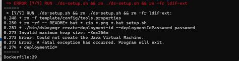 Failed To Build Forgeops Ds Docker Image For Production