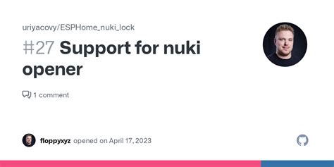 Support For Nuki Opener · Issue 27 · Uriyacovyesphomenukilock · Github