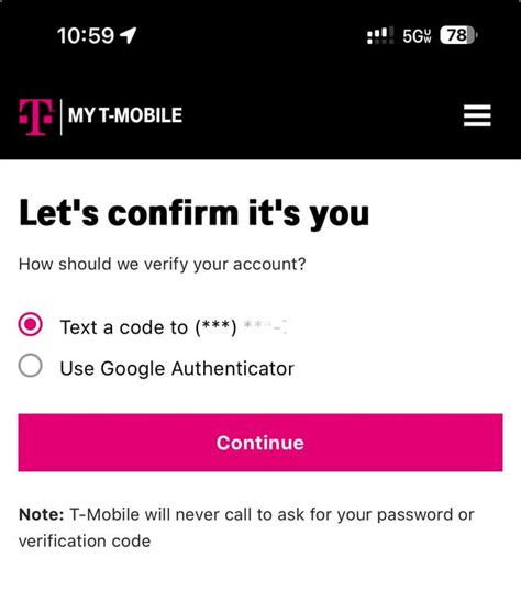 Remove Sms 2fa R Tmobile
