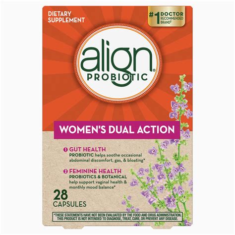 Align Probiotic Womens Dual Action Probiotics Capsules