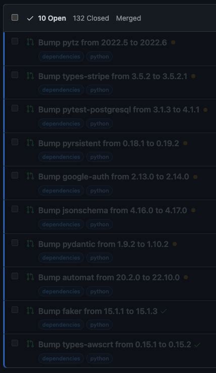 Github Dependabot Prs Core Development Discussions On