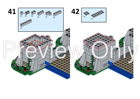 Lego Moc River Castle Royal Knights By Midibricks Rebrickable
