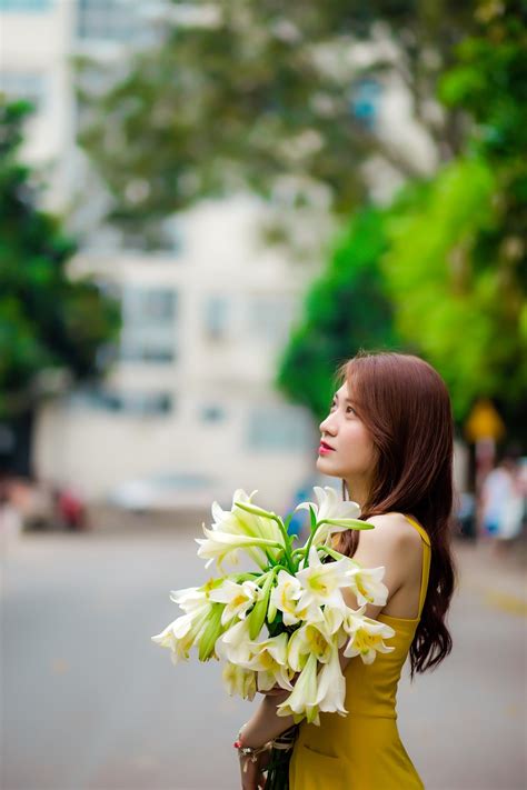 Fleur Femme Fille Sourire De Jeune Photo Gratuite Sur Pixabay Pixabay