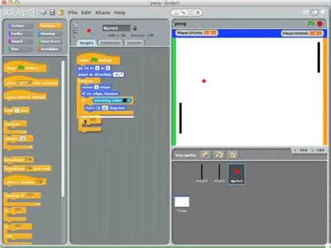 Scratch Ping Pong Game YouTube
