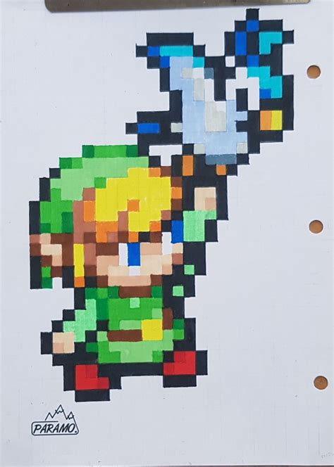 Pixel Art Link Legend Of Zelda By Jorgedesenhos On 43 Off