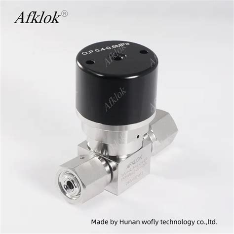 Left Input Right Output Shut Off Afklok Optical Fiber Pneumatic Valve