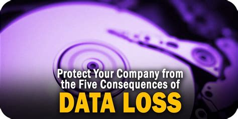 How To Protect Your Company From The Five Consequences Of Data Loss
