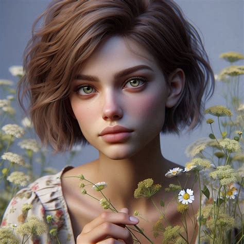 Ai产生的 女士 花朵 Pixabay上的免费图片