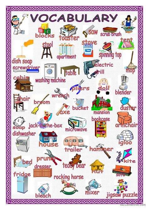 General Vocabulary General Vocabular English Esl Worksheets Pdf And Doc