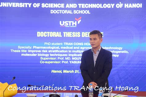 Succesful Doctoral Thesis Defense Usth Doctoral School