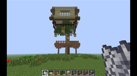 Как построить красивый дом на дереве в майнкрафт Youtube