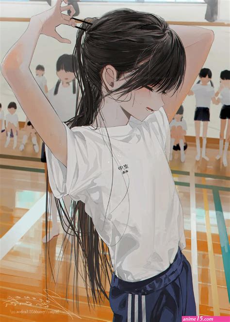 Anime Girl Gym Clothes Anime15