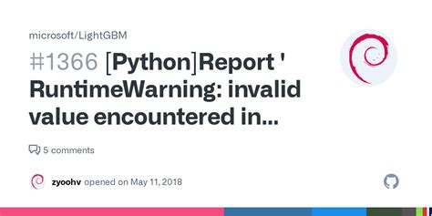 Python Report Runtimewarning Invalid Value Encountered In Doublescalars When Run Cv