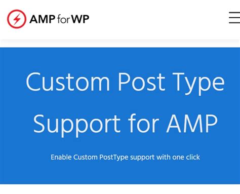 【sale】 Custom Post Type Support For Amp 164 Safe Gpl Plus