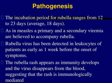 Ppt Rubella Symptoms Transmission And Complications Powerpoint