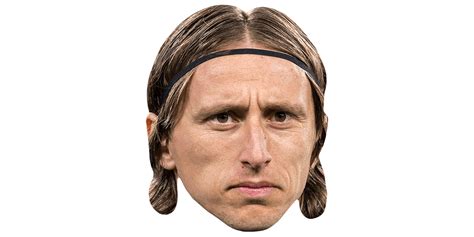 Luka Modrić Long Hair Big Head Celebrity Cutouts