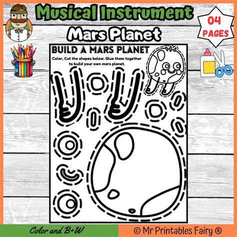 Solar System Mars Planet Crafts Activity Outer Space Theme