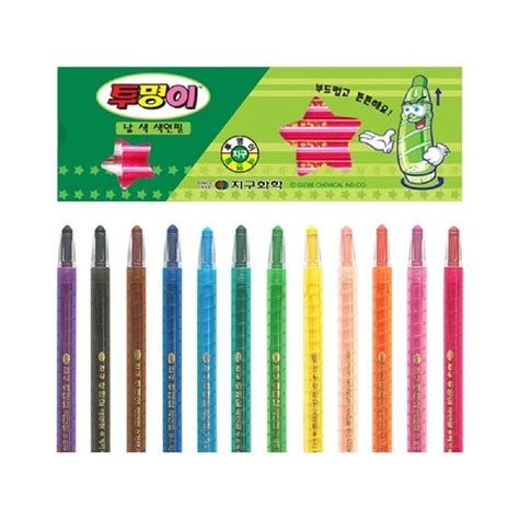 지구화학 샤프식색연필 투명이 적색 12개입 홈플러스 택배배송