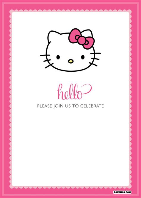 Free Printable Hello Kitty Birthday Invitations Artofit