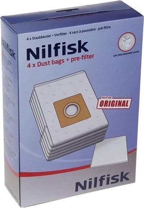Nilfisk Originele Stofzuigerzakken Gm200 Gm300 Gm400
