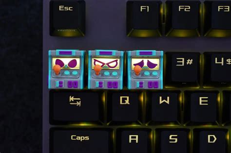 Hot Keys Project Hkp Error Sad Grey Blue Purple Artisan Keycap