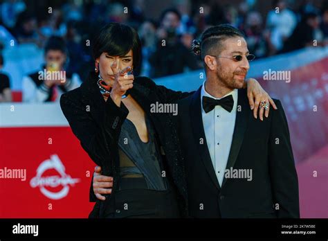 Rome Italy October 18 Nina Zilli And Daniele Lazzarin Attends The Photocall For La