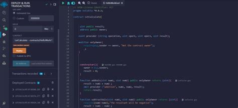 I Recently Built A Basic Calculator Using Solidity On Remix Ide While