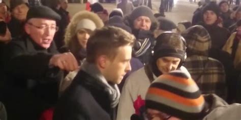 Napaść na dziennikarza TVP Radomir Wit zaatakowany