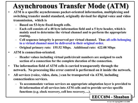 Asynchronous Transfer Mode Atm