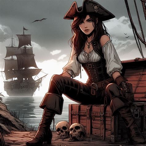 Pin By Dreamzkat On Steampunk Pirate Woman Pirate Art Girl Pirates