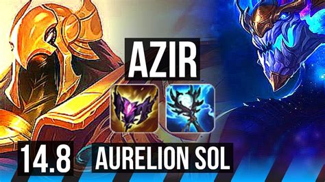 AZIR Vs AURELION SOL MID 1400 Games Legendary EUW Master 14 8