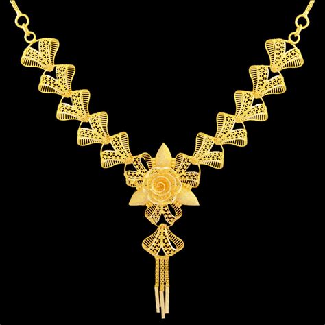 قیمت و خرید گردنبند طلا 18 عیار زنانه طلای مستجابی مدل بحرینی کد 2